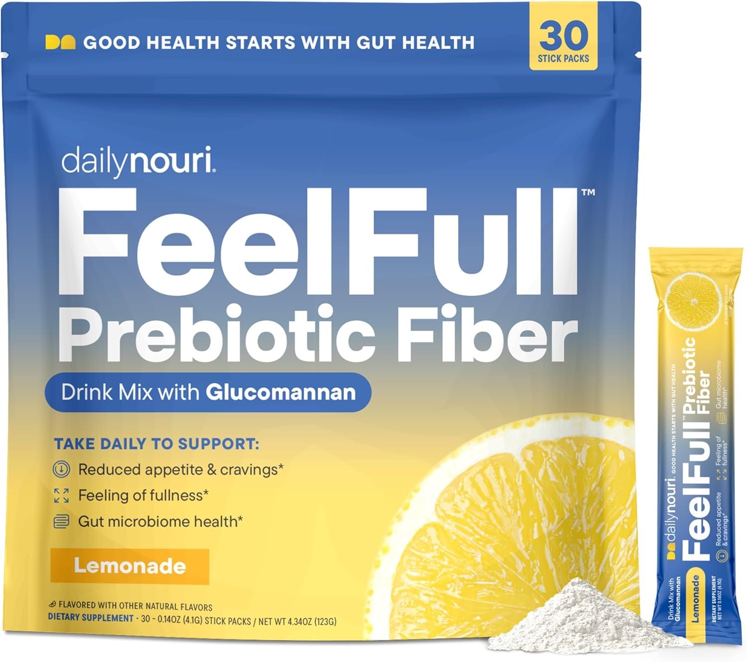 Stay Full and Satisfied: Daily Nouri Prebiotic Fiber Drink Mix Review